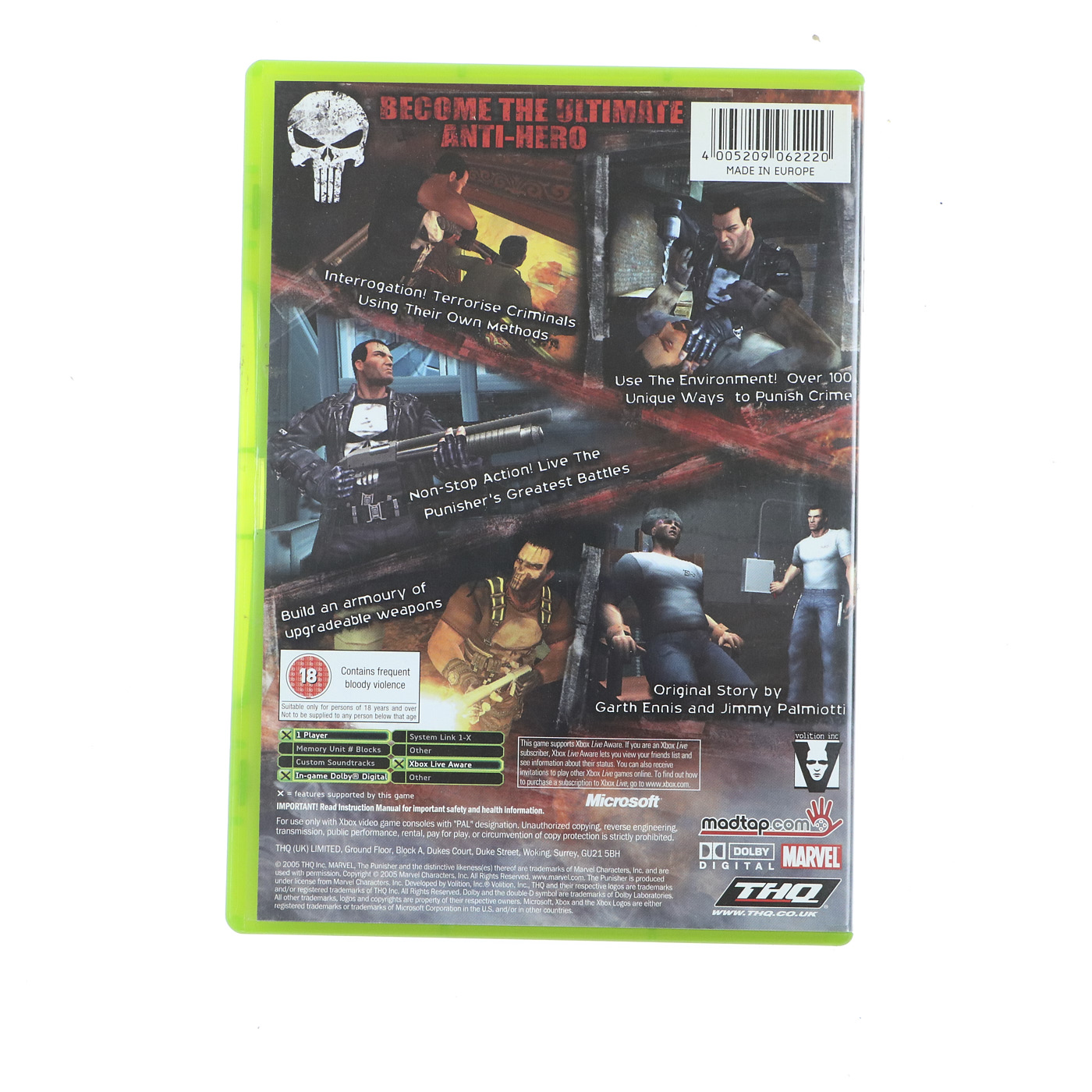 The Punisher (Microsoft Xbox, 2005) - European Version for sale online ...